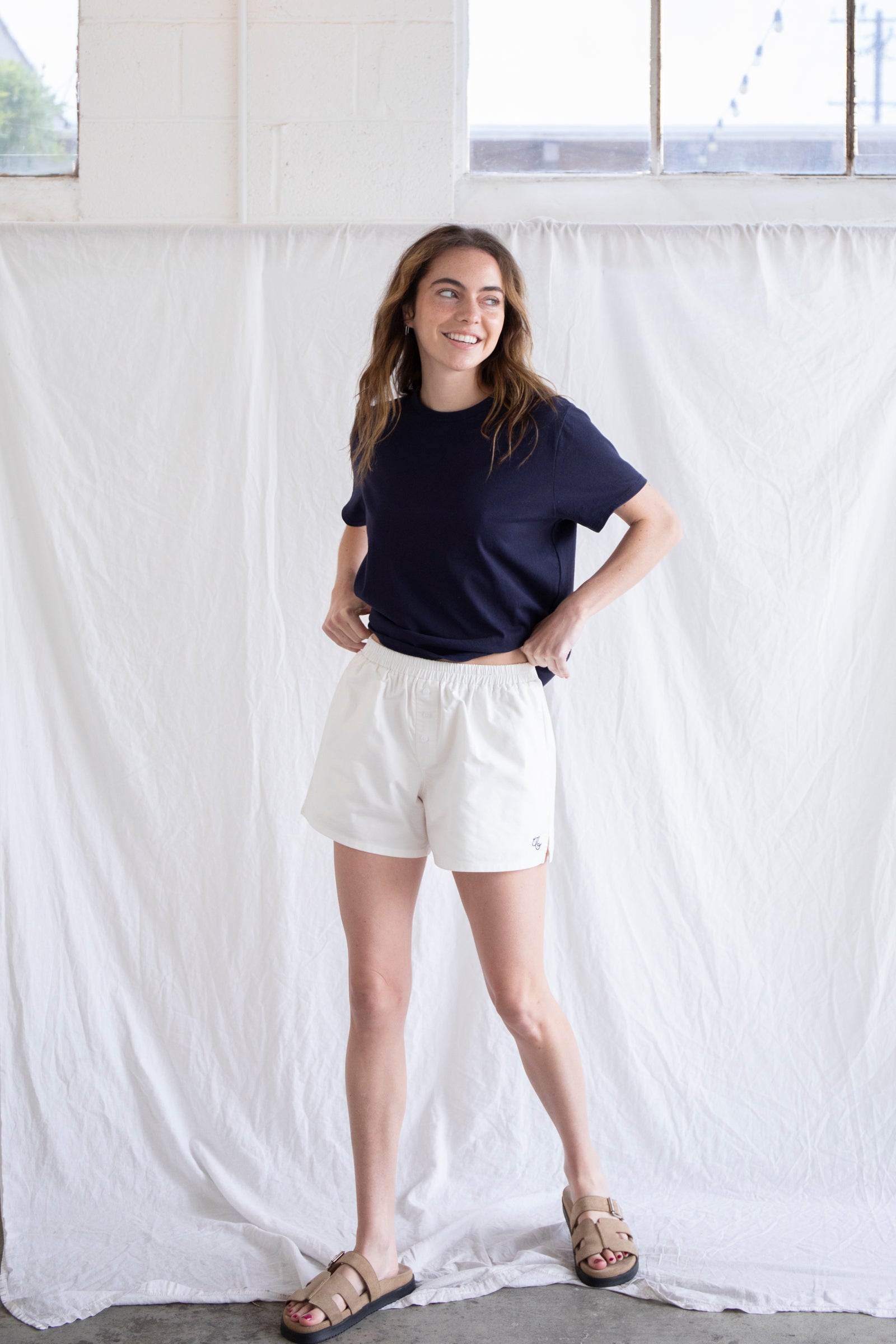 Embroidered TB Shorts – thethingsbetween